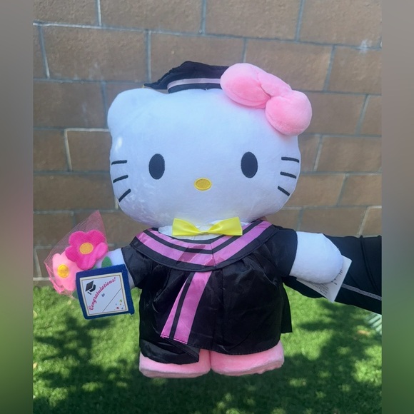 Hello Kitty | Toys | Hello Kitty Graduation Plush Toy Pink And Black ...